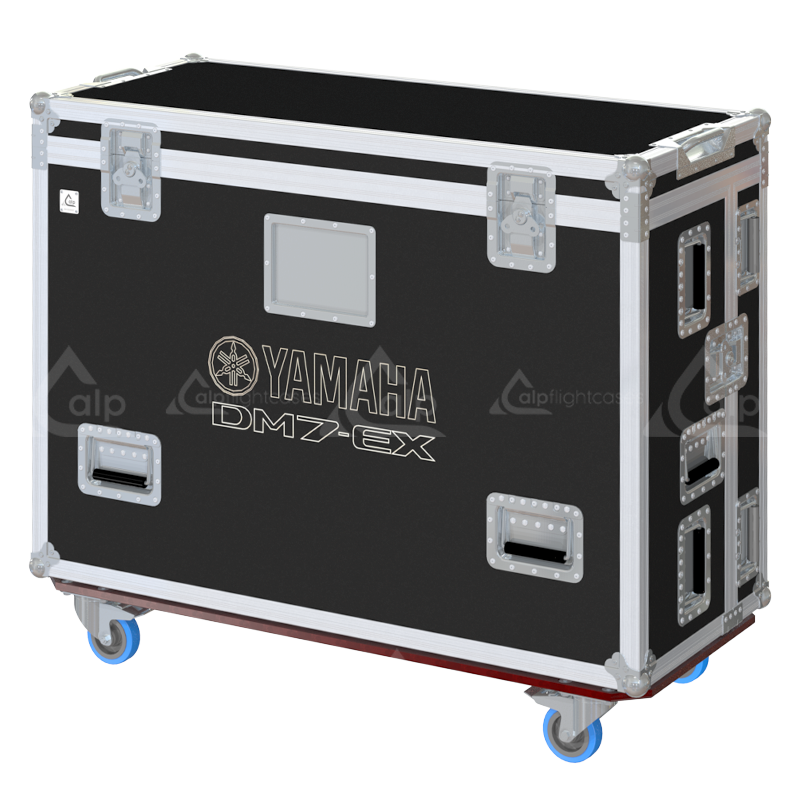 ALP FLIGHT CASES YAMAHA DM7, SERIE III + RACK + DRAWER - WHEELS – ALP ...