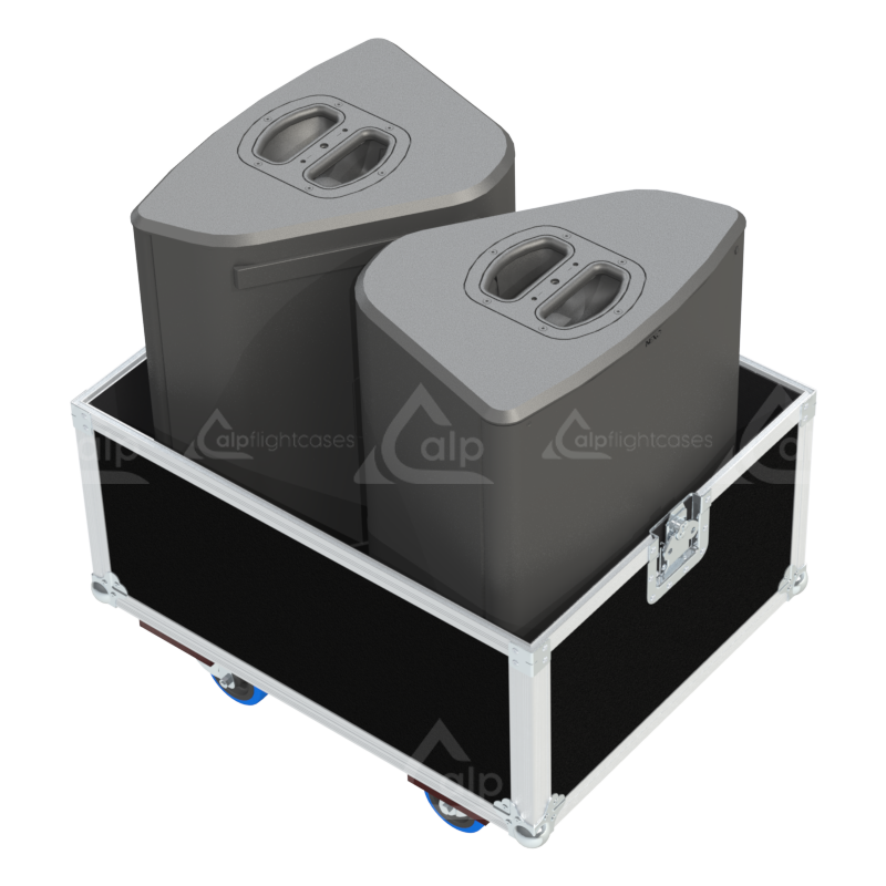 ALP FLIGHT CASES 2X NEXO P15 - WHEELS – ALP Flight Cases