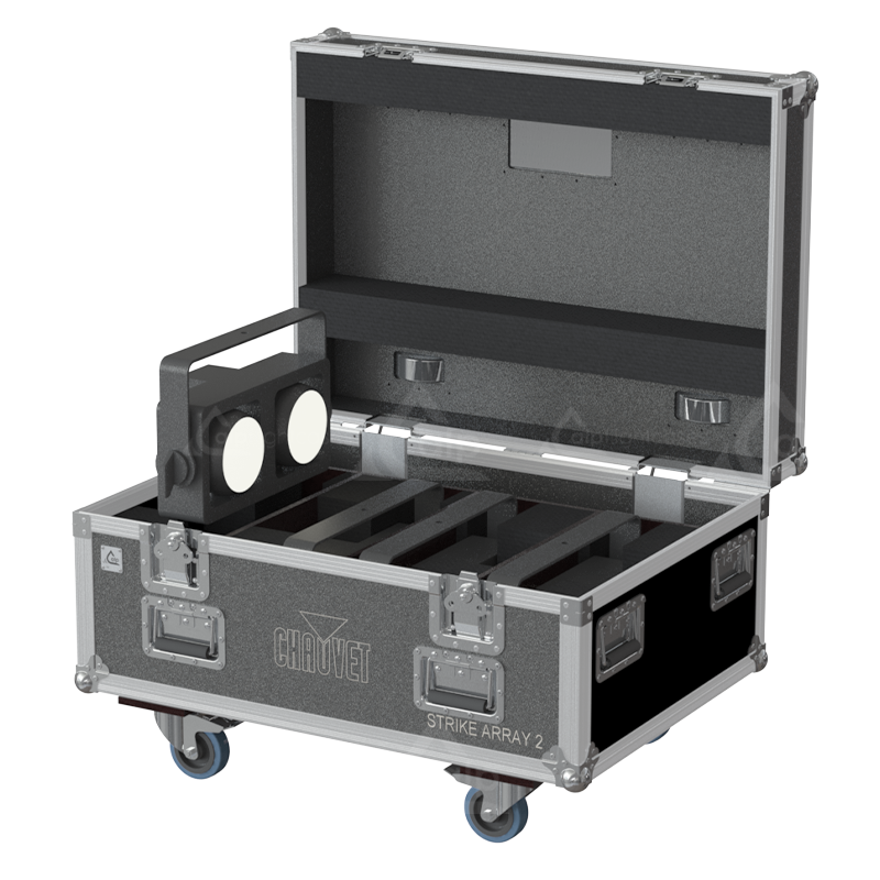 ALP FLIGHT CASES 4X CHAUVET STRIKE ARRAY 2 - WHEELS – ALP Flight Cases