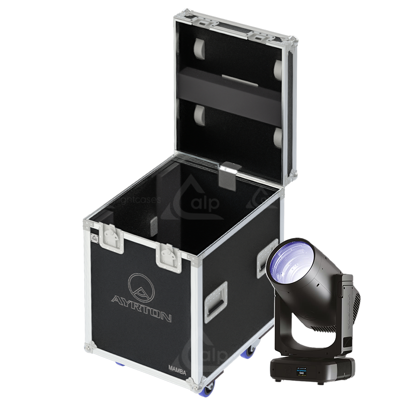 ALP FLIGHT CASES 1X AYRTON MAMBA WITHOUT FOAM - WHEELS – ALP Flight Cases