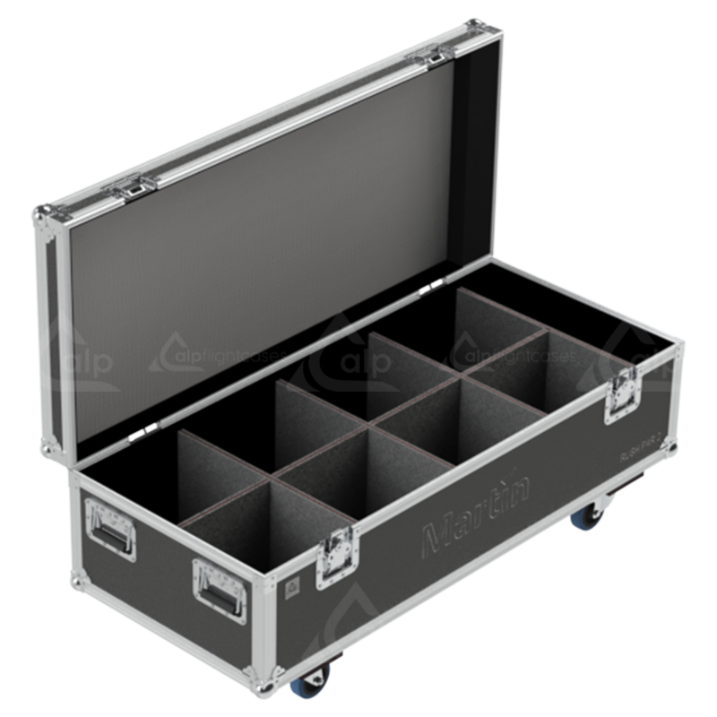 ALP FLIGHT CASES 8x RUSH PAR 2 MARTIN - WHEELS – ALP Flight Cases