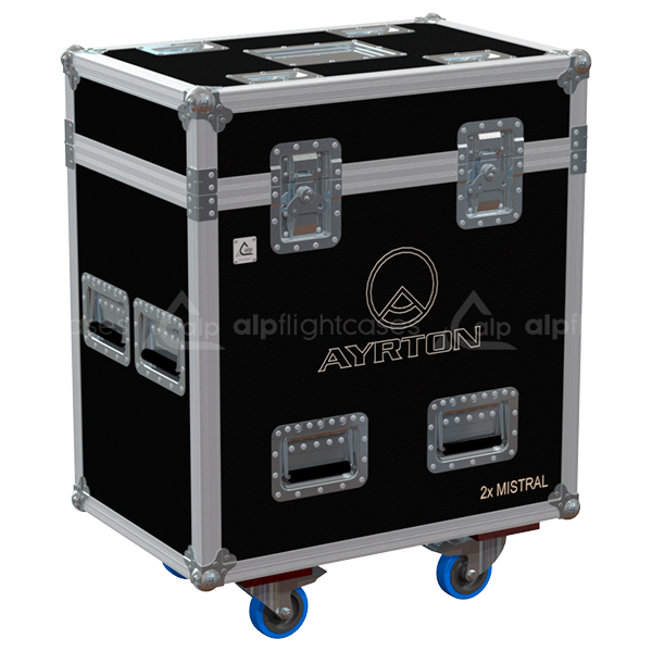 ALP FLIGHT CASES 2X AYRTON MISTRAL - WHEELS – ALP Flight Cases