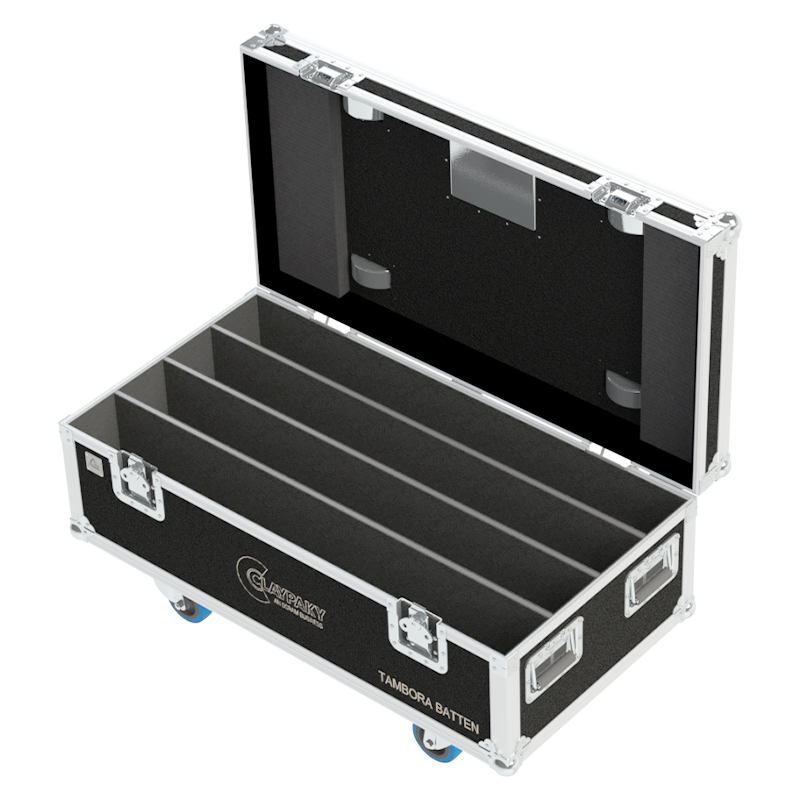 ALP FLIGHT CASES 4x CLAY PAKY TAMBORA BATTEN - WHEELS – ALP Flight Cases