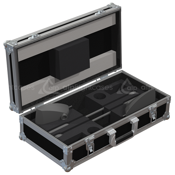 ALP FLIGHT CASES 2X SHURE MX 412 + 2X BASE – ALP Flight Cases